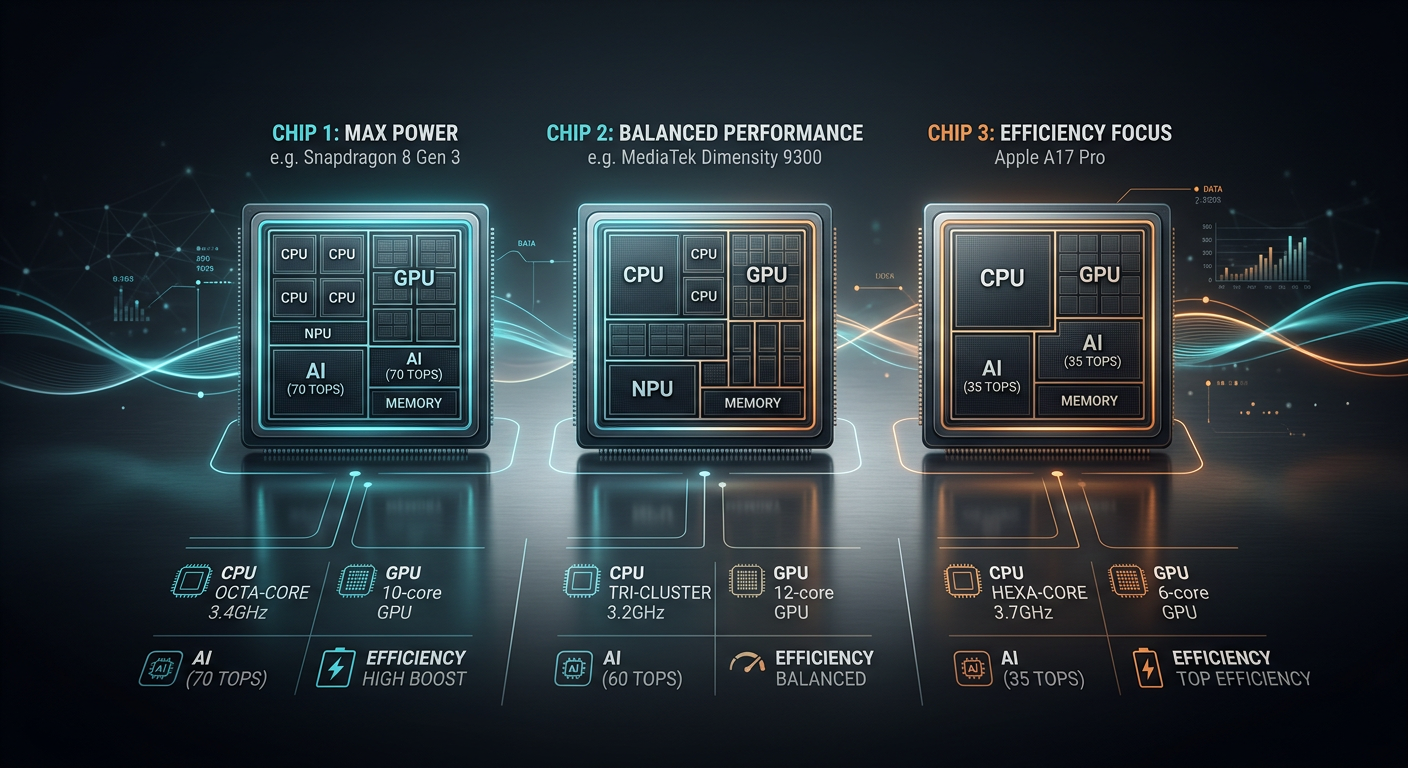 Latest Mobile Processor Comparison: Snapdragon Vs Dimensity Vs Apple ...